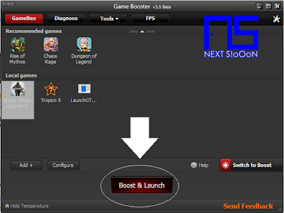 How to use Game Booster on PC-Laptop Computers - Next Siooon (NS)