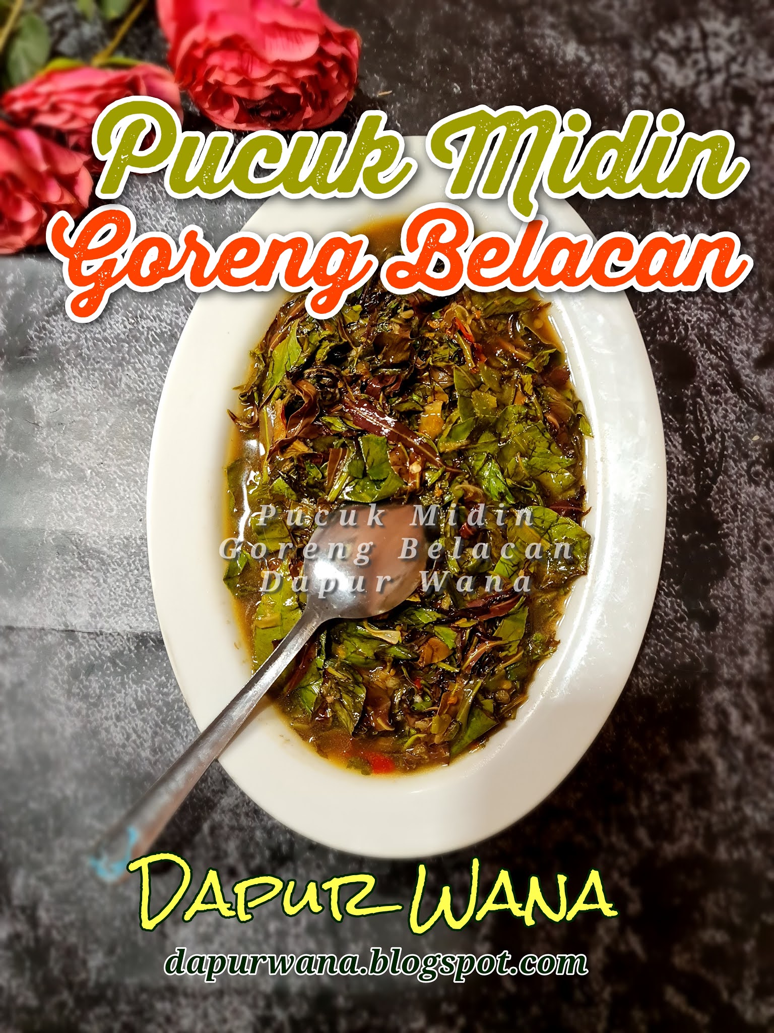 Pucuk Midin Goreng Belacan