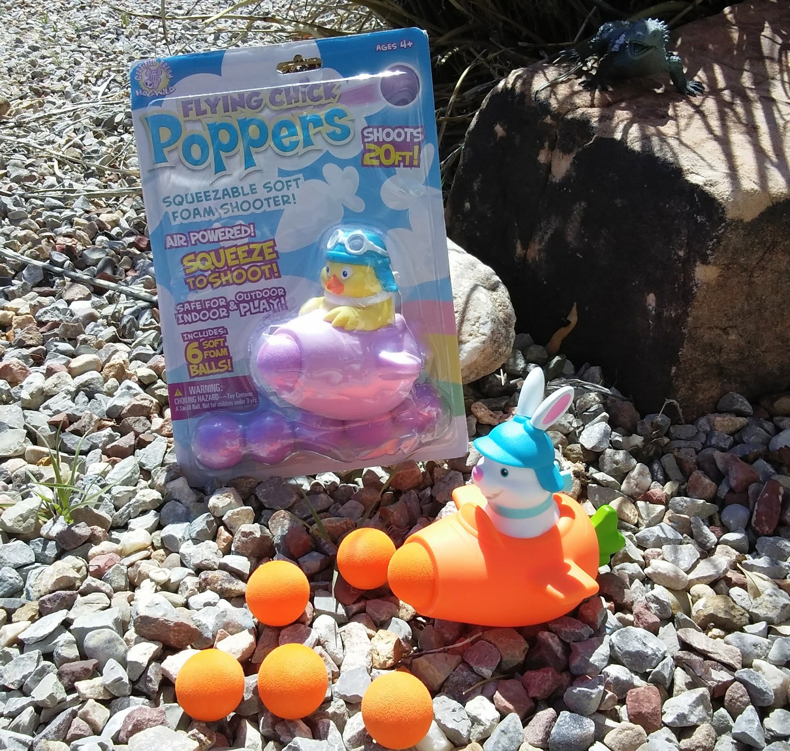 14. Flying Chick & Flying Bunny Popper