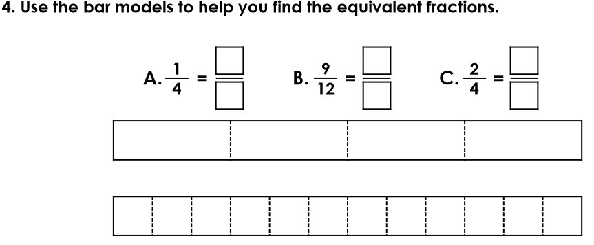 Year 4: Equivalent fractions