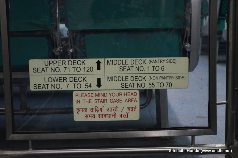 Jaipur Delhi Doubledecker Train experience - eNidhi India Travel Blog