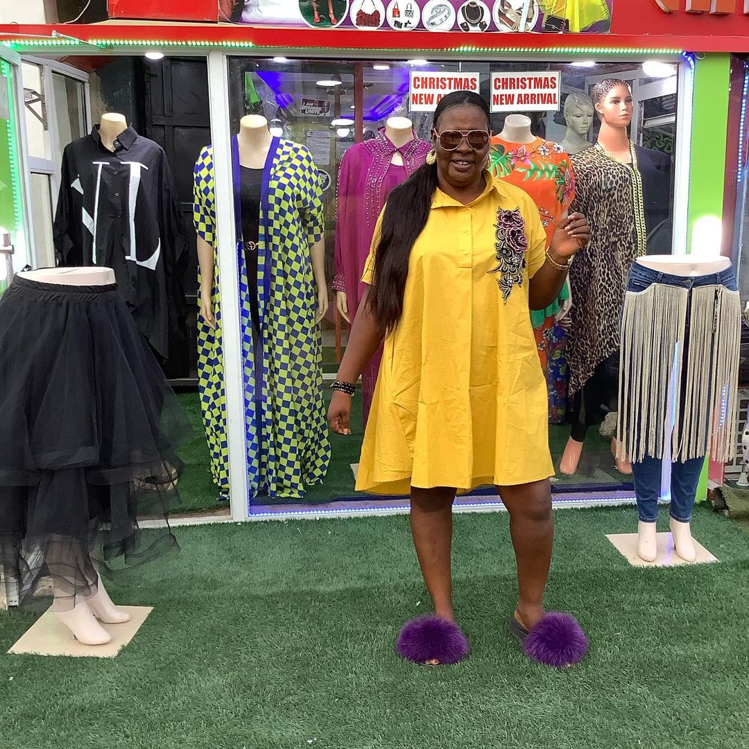Uche Nancy poses at her Boutique (photo)