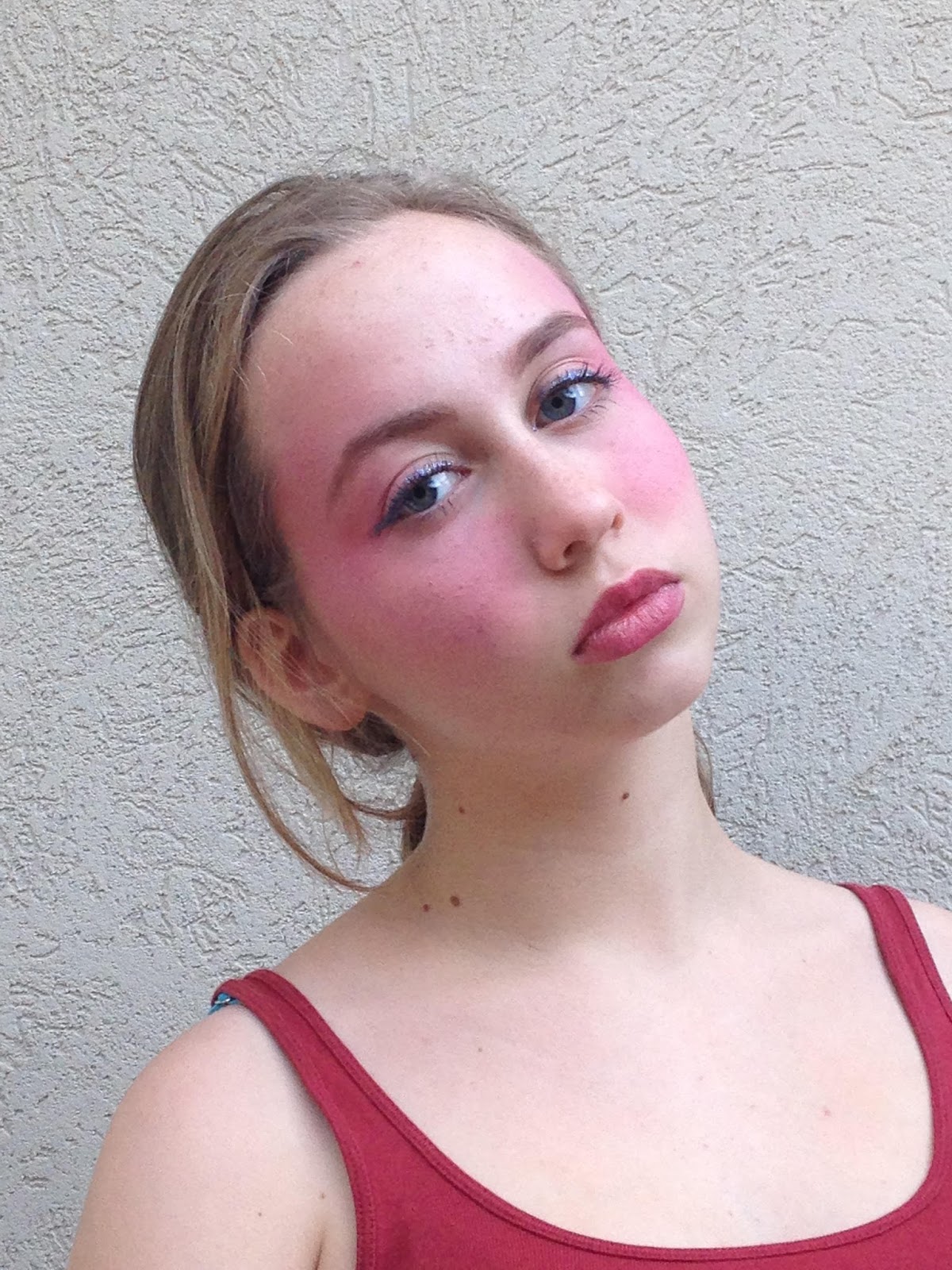 For Feeling Fab Bold Makeup Look Pink Cheeks Makeup Tutorial