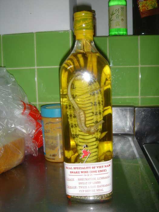 Precum zambetul unui copil: Vietnamese snake and scorpion rice wines ...