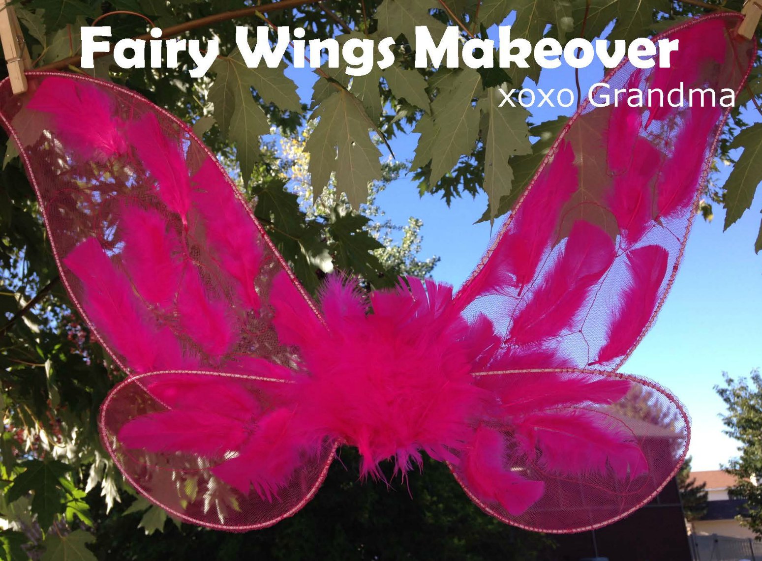 xoxo Grandma: Fairy Wings Makeover - a Tutorial