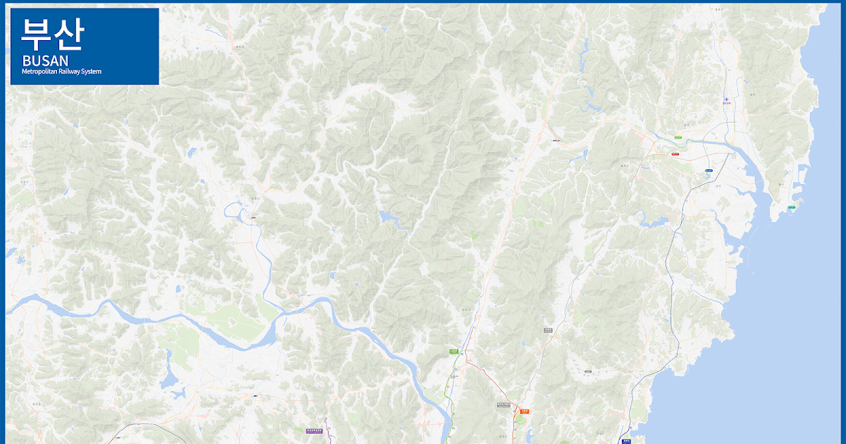 Busan Metropolitan Subway System Map