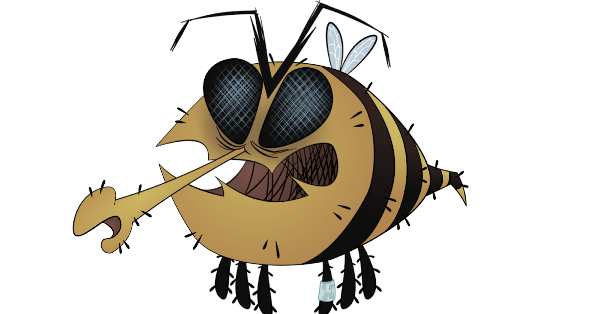 Zee Risek art blog: godzilla bee