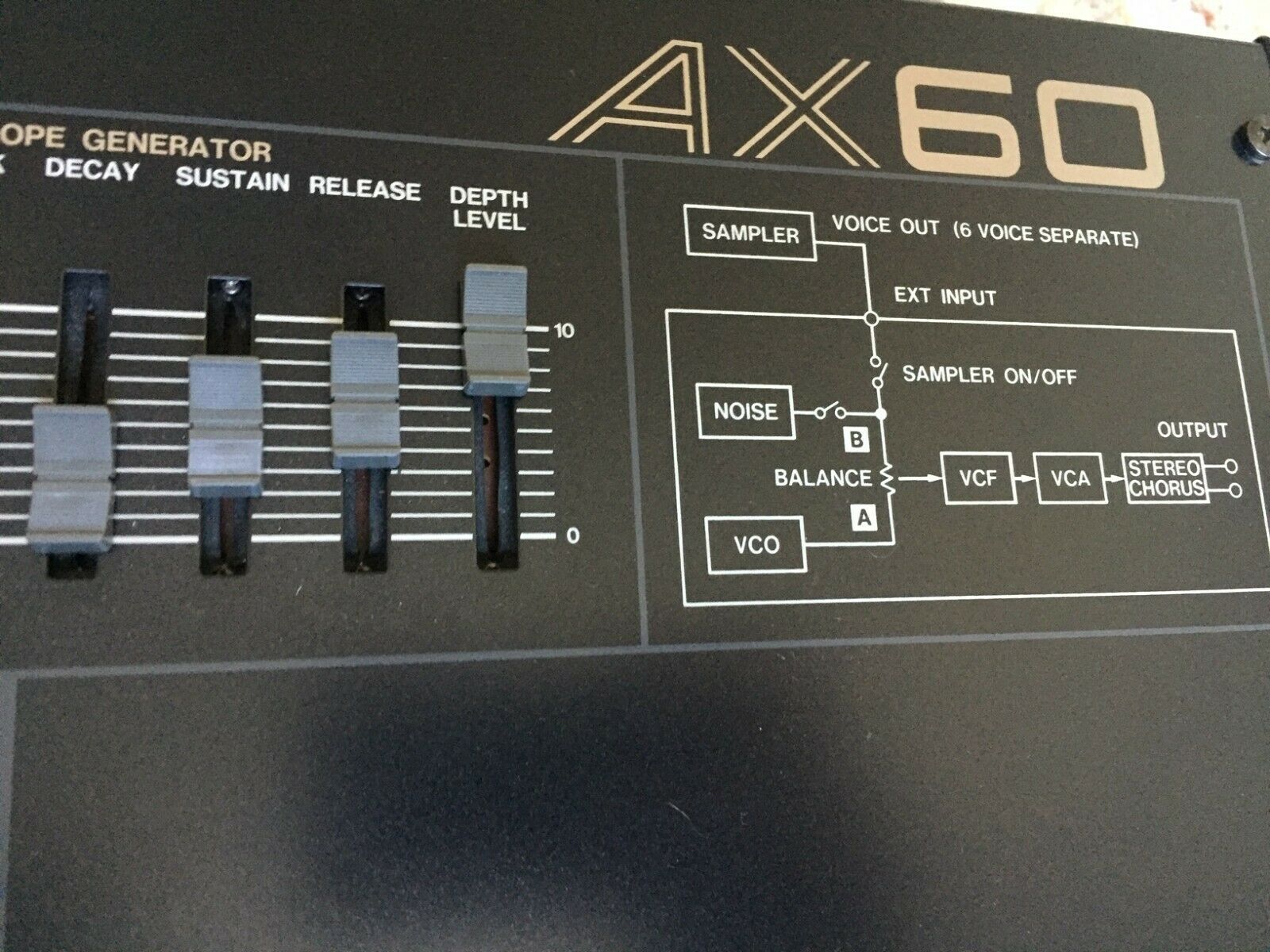 MATRIXSYNTH: Akai AX60 Vintage Analog Synthesizer