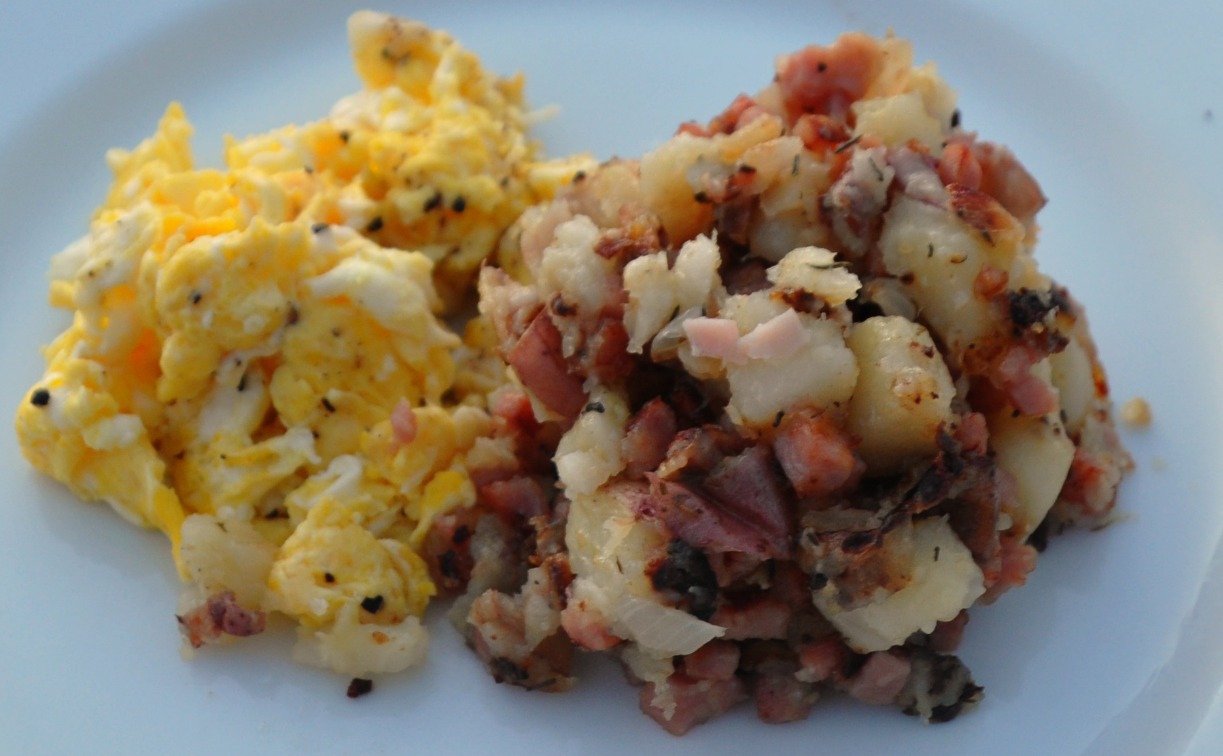 A LA GRAHAM: HAM AND POTATO HASH