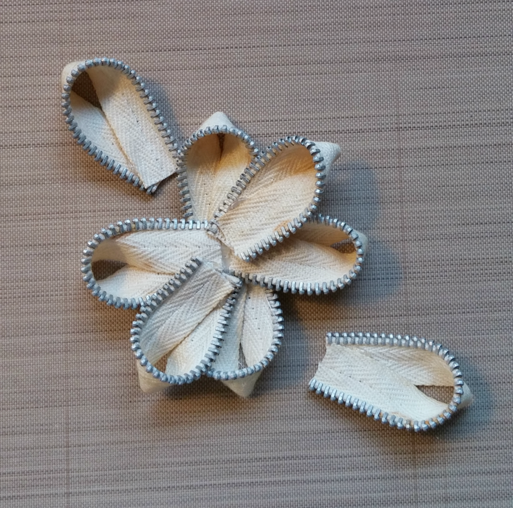 Vintage Zipper Flower Tutorial & Upcycled Shirt Cuff Bracelets ...