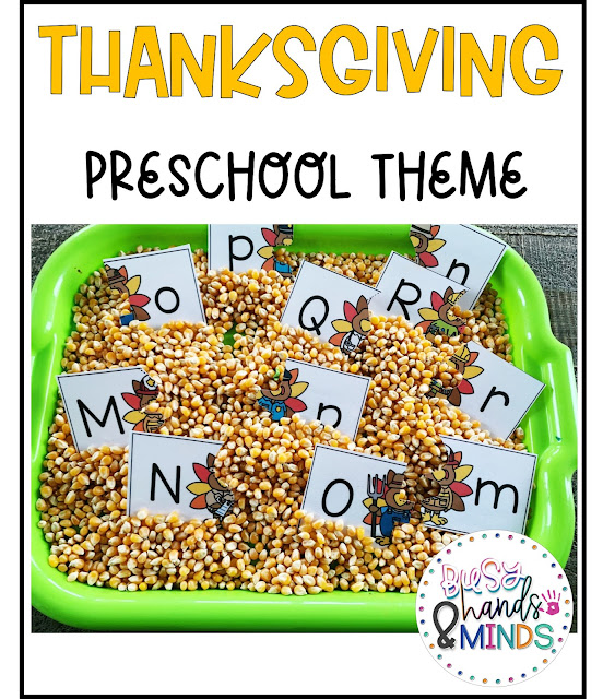 Thanksgiving Preschool Theme | Busy Hands and Minds