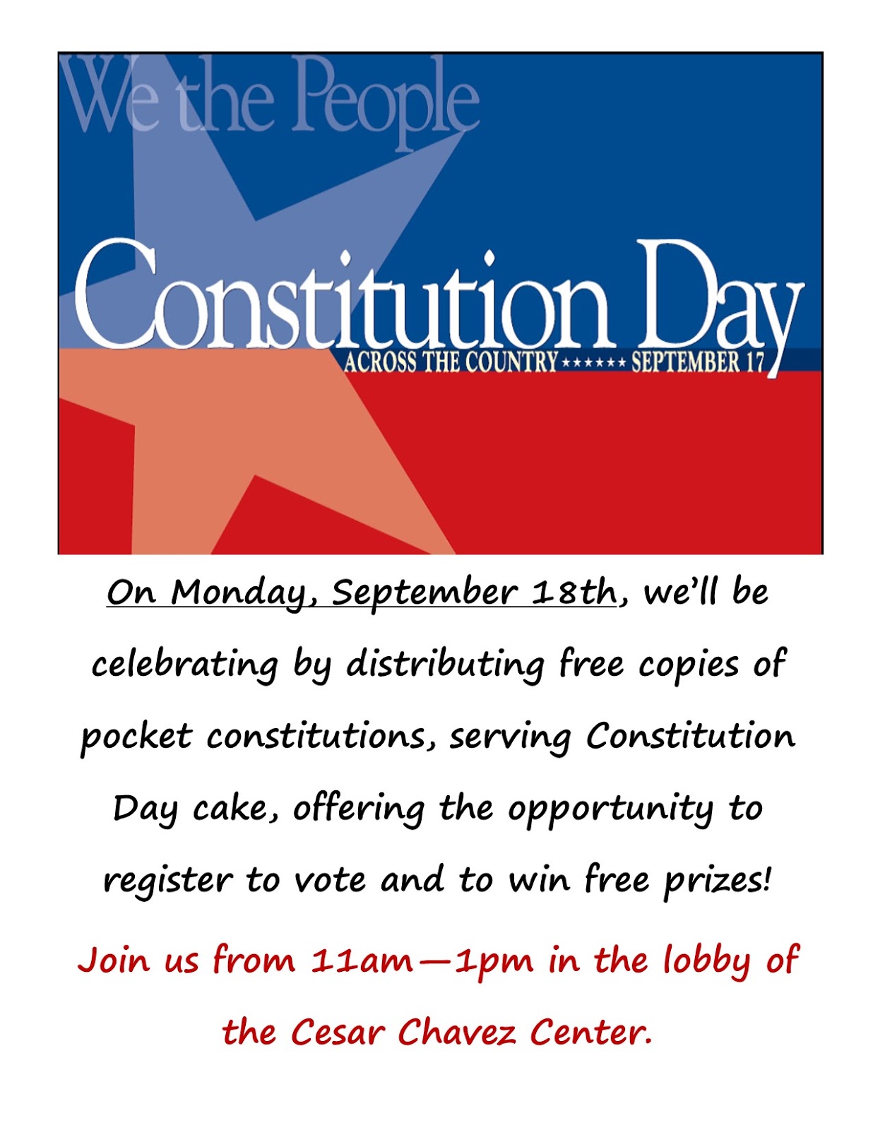 What's New @ SWC Library?: Monday -- Celebrate Constitution Day with us!