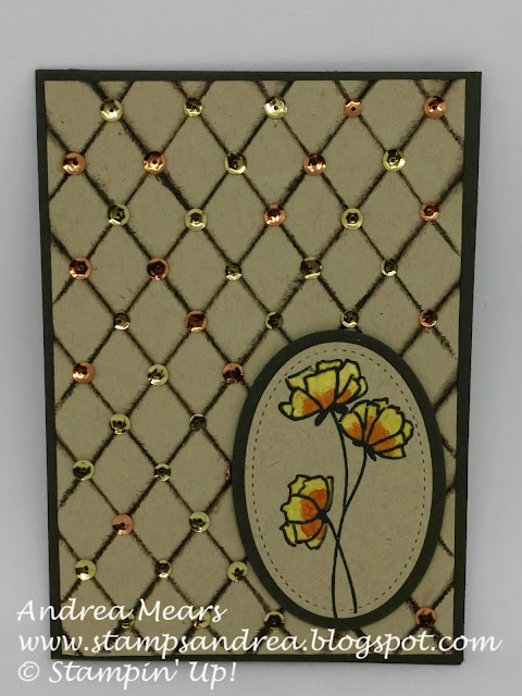 Tufted Embossing Folder done three ways | Andrea Mears