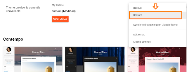 How To Upload New Theme In Blogger | How To Take Backup Of Theme In Blogger