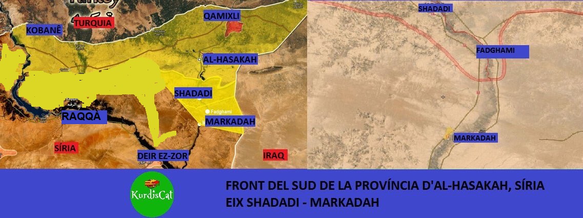 KurdisCat: Les SDF inicien la marxa sobre Markadah i avancen 25 km