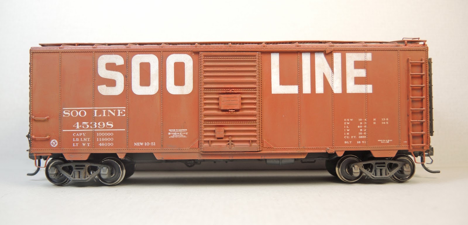 Minneapolis & Northland Railroad Company Modeling: Soo Line Box Car ...