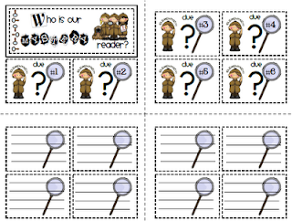 Sailing Through 1st Grade: Mystery Reader Board Set