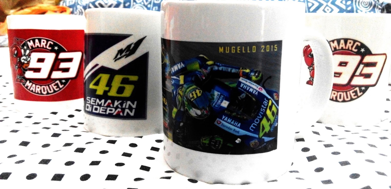 VR 46 COFFEE MUG @VALE YELLOW 46 2015 | motogpf1store.com
