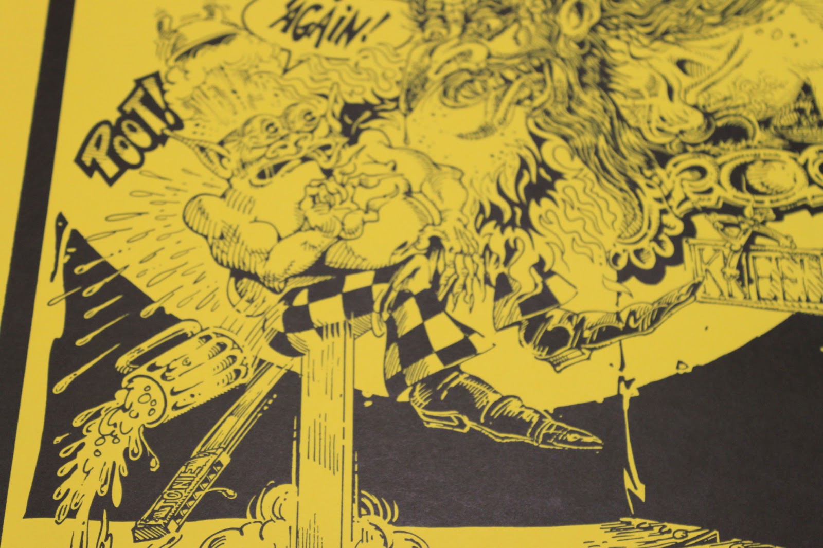 503(GOMARUSAN): S CLAY WILSON 1991 YELLOW SHOW POSTER