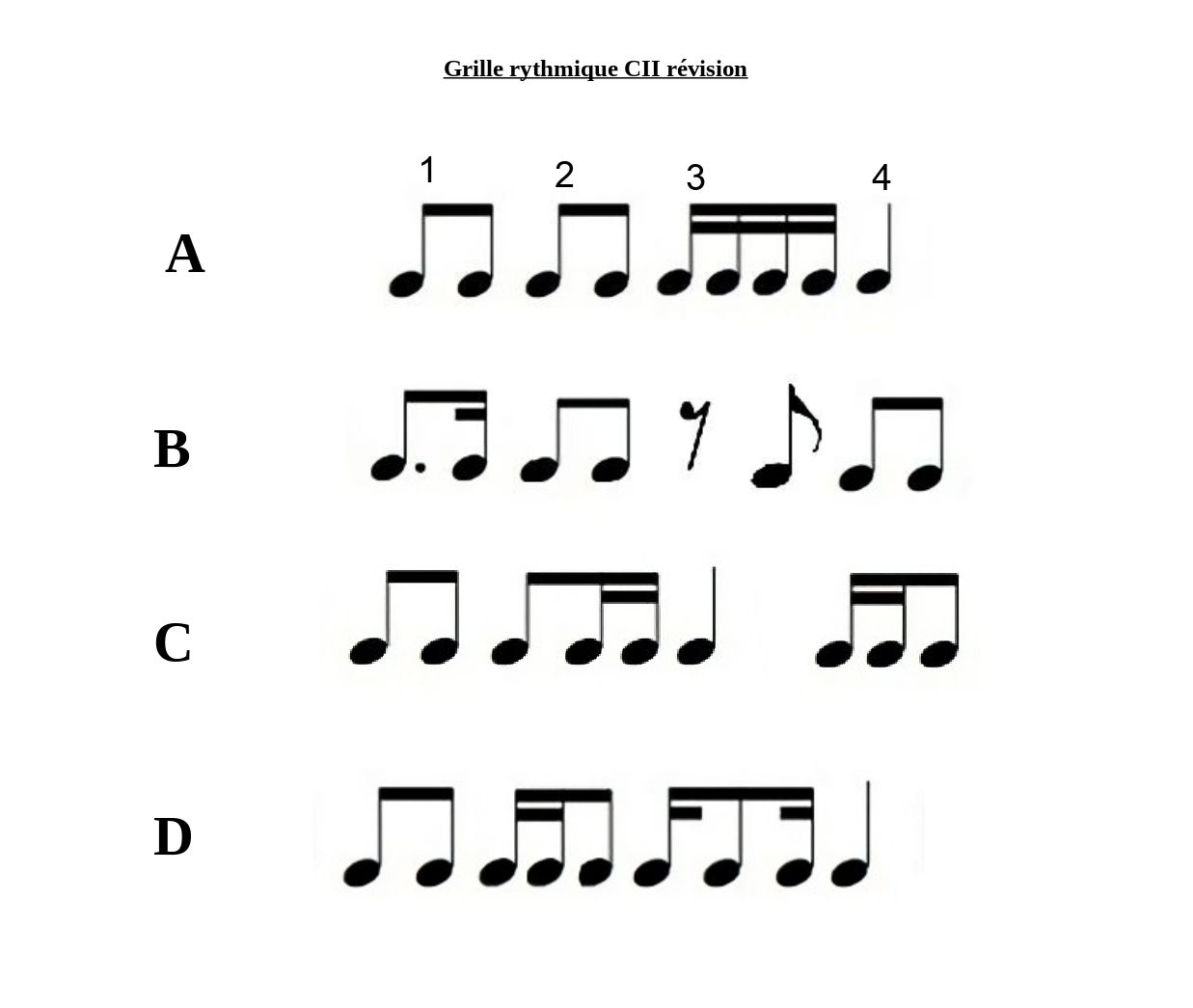 FM St-Jean: Module rythme 2 (CII/1 et CII/2)