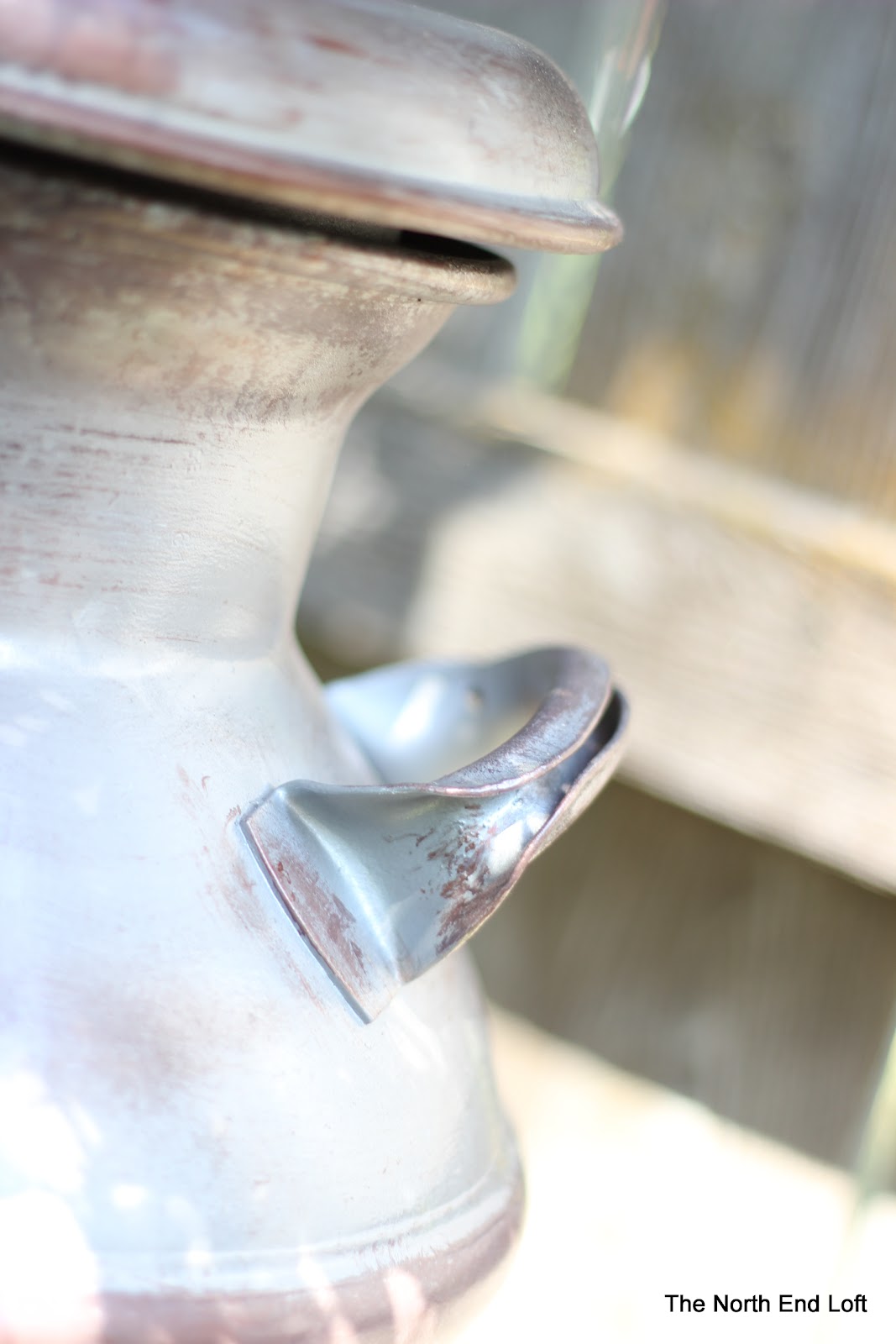 The North End Loft: Old Painted Milk Can