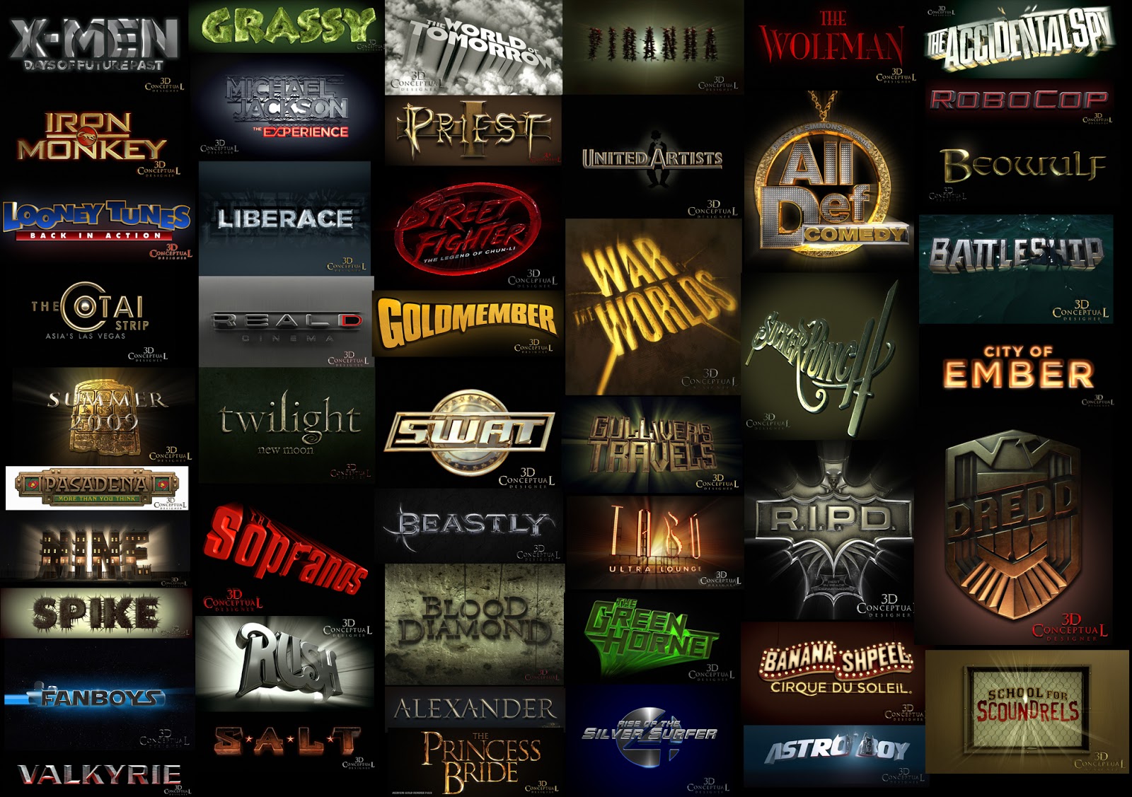 3DconceptualdesignerBlog: 3D LOGOS