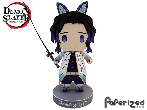 Demon Slayer: Shinobu Kocho Paperized | Paperized Crafts