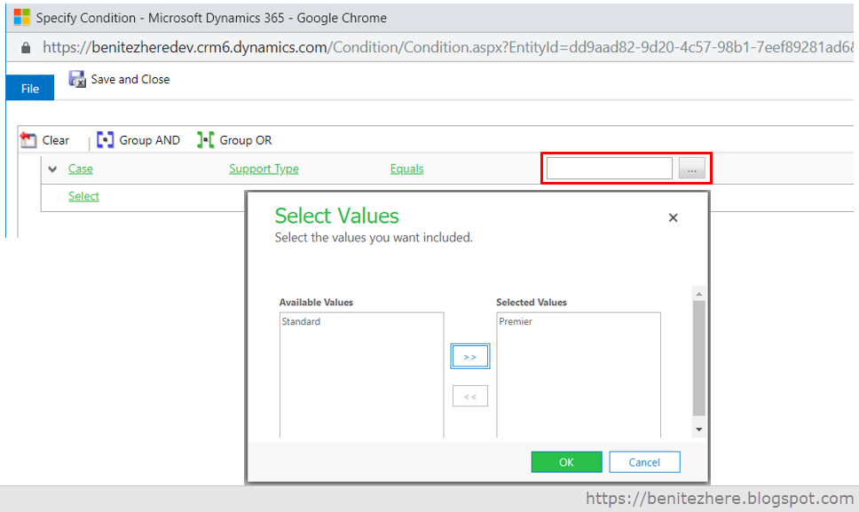 Referencing a Two Option field in a Flow condition step ~ Benitez Here.