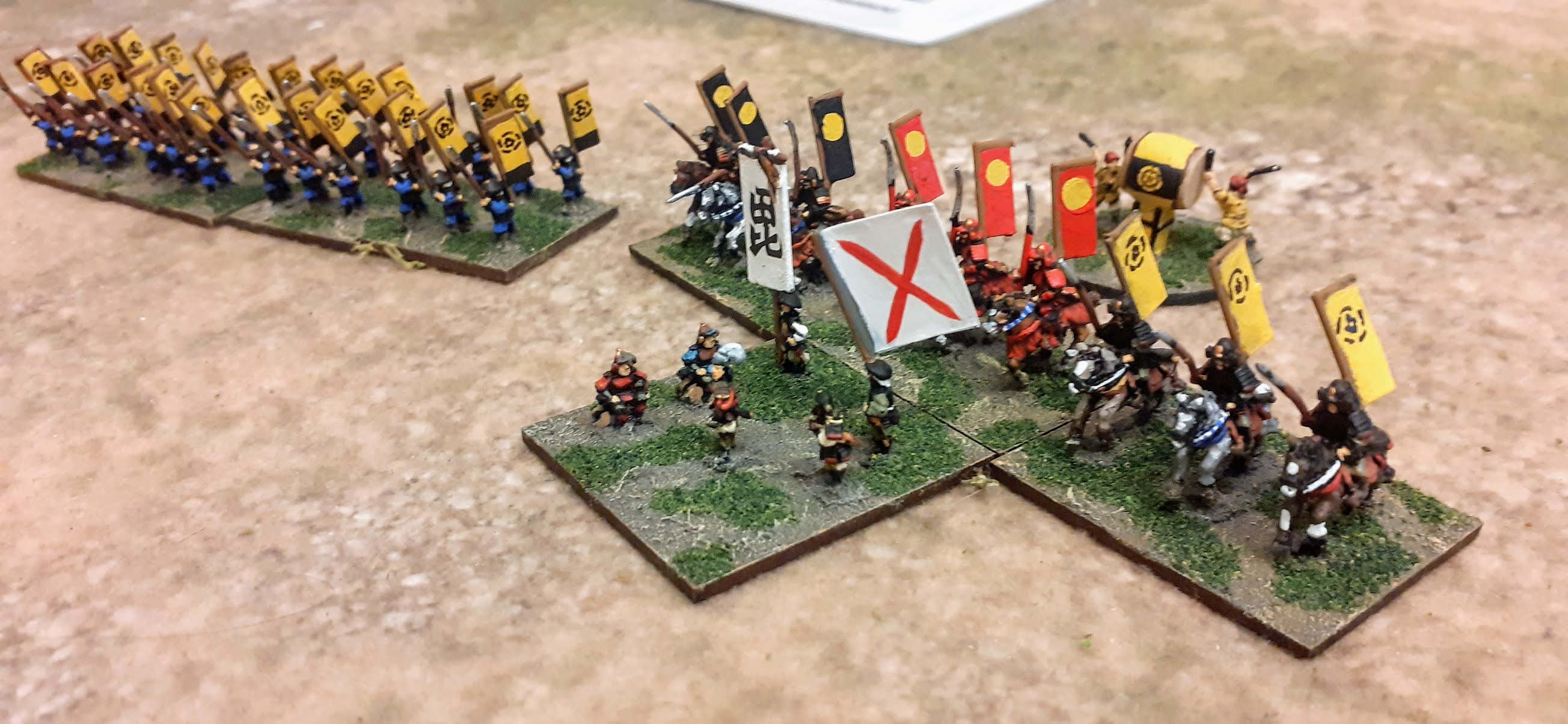 10mm Samurai game using Fantastic Battles rules
