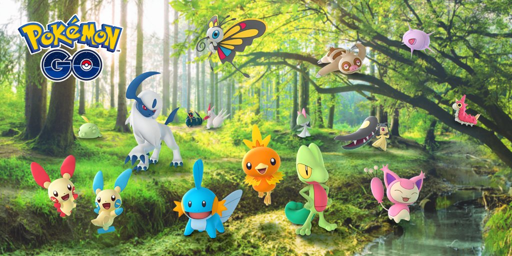 OFICIAL! A Niantic Anuncia Mais de 50 pokémon da Região de Hoenn (Gen ...