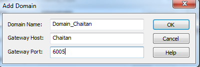 Add Domain Name, Gateway Host and Gateway Port as shown above. Click on ...