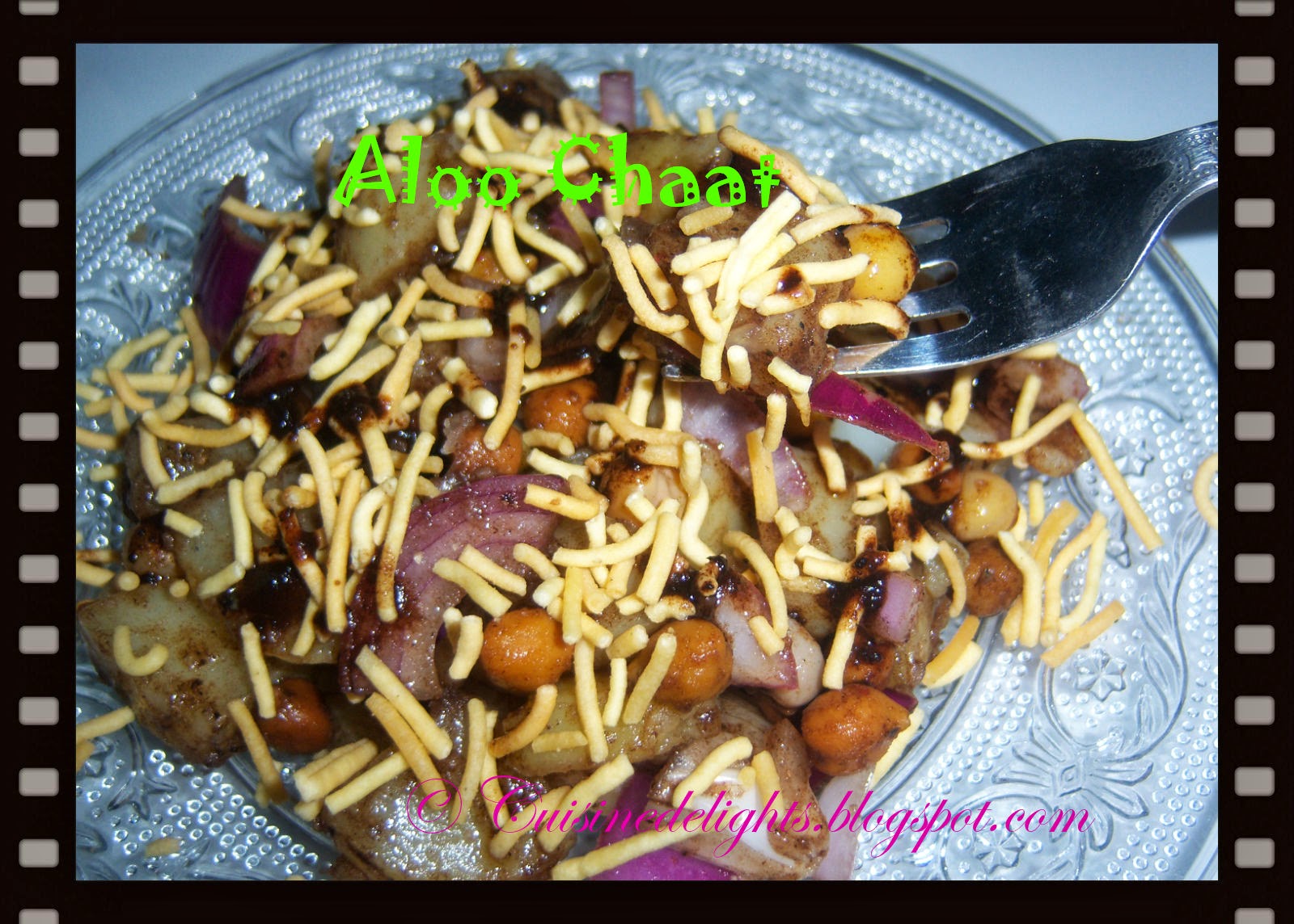 Chatpata Aloo chaat - Cuisine delights