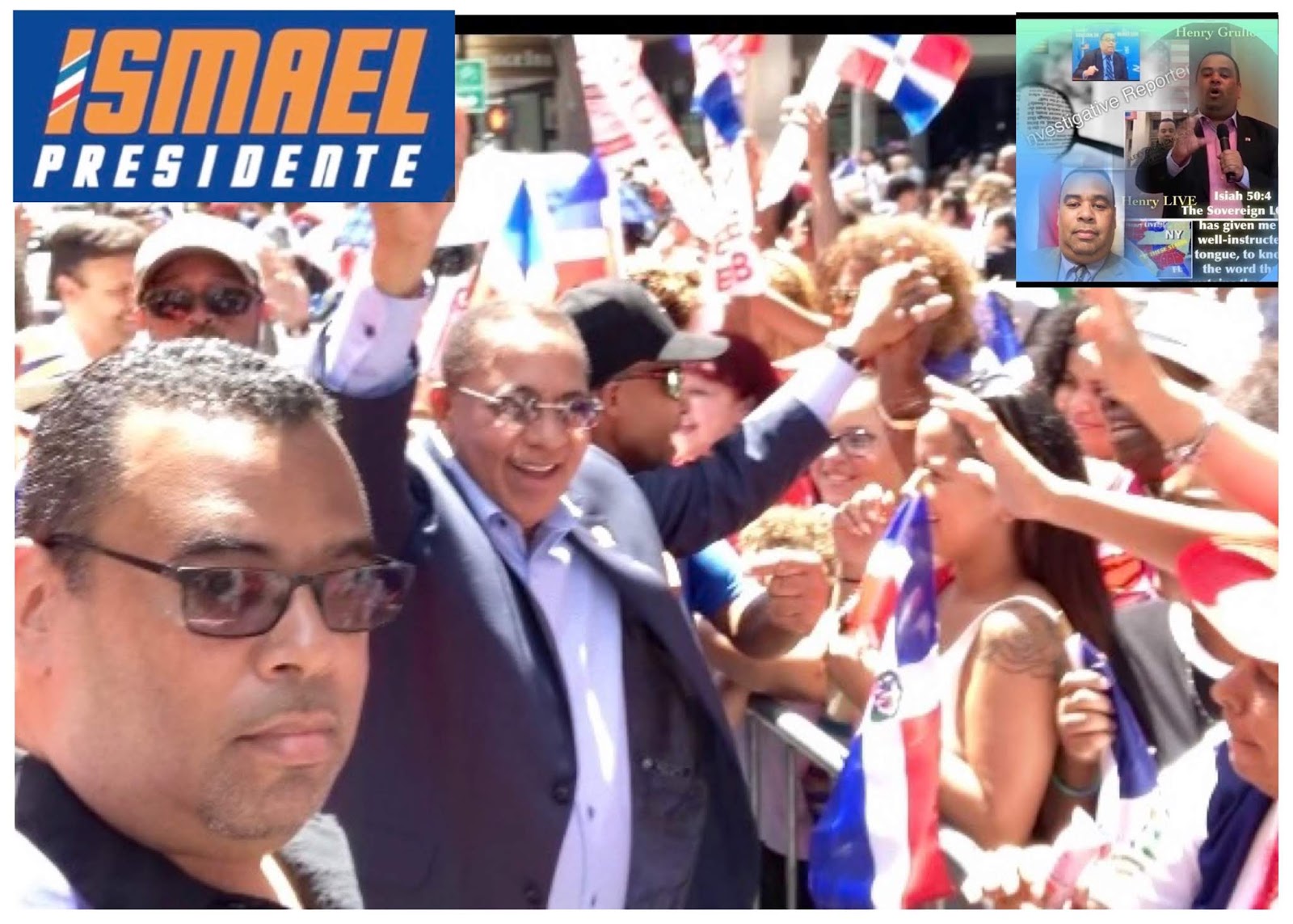 Henry LIVE : 2019 Dominican Day Parade - JUNTO AL PDI Y DR. ISMAEL ...