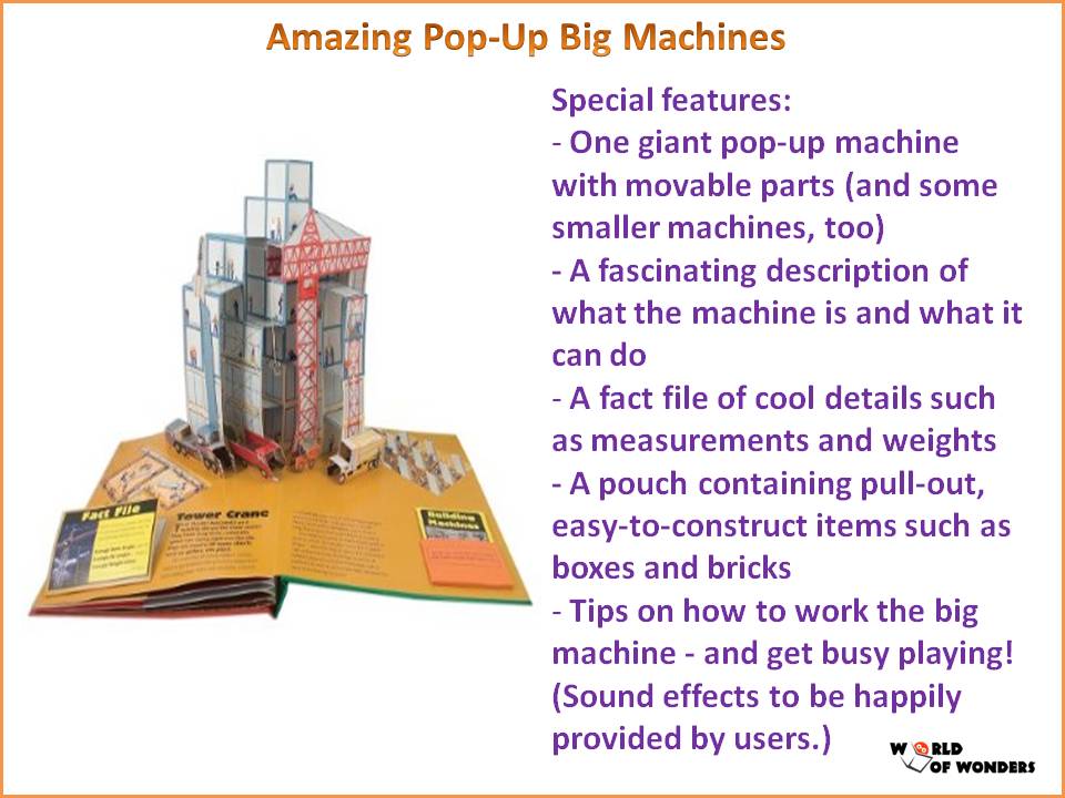 World of Wonders: Amazing Pop-Up Big Machines