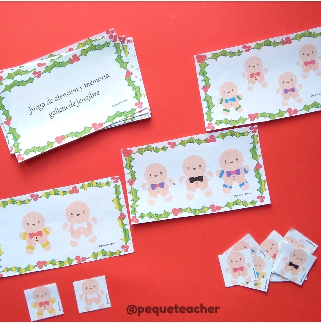 Juego de atención y memoria (especial Navidad)
