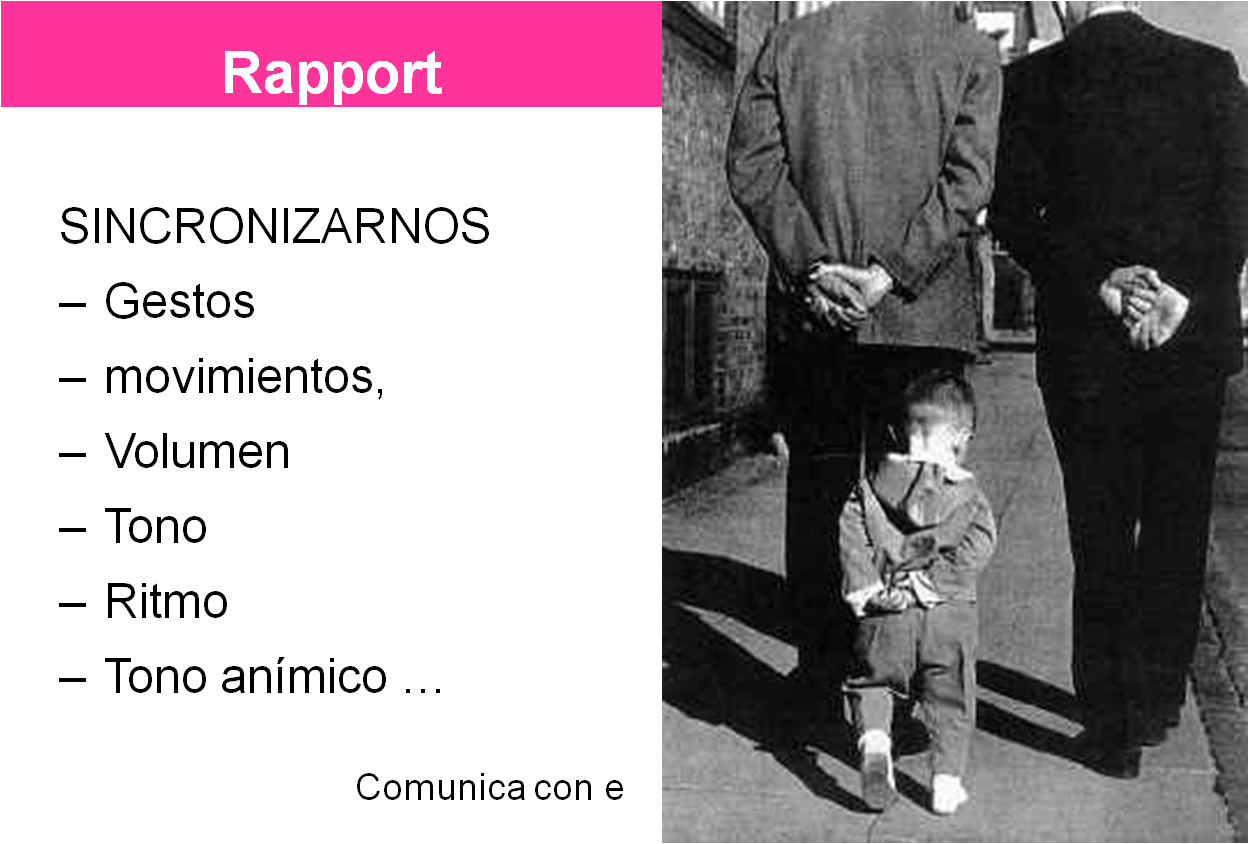 Comunica con E: Qué es hacer RAPPORT