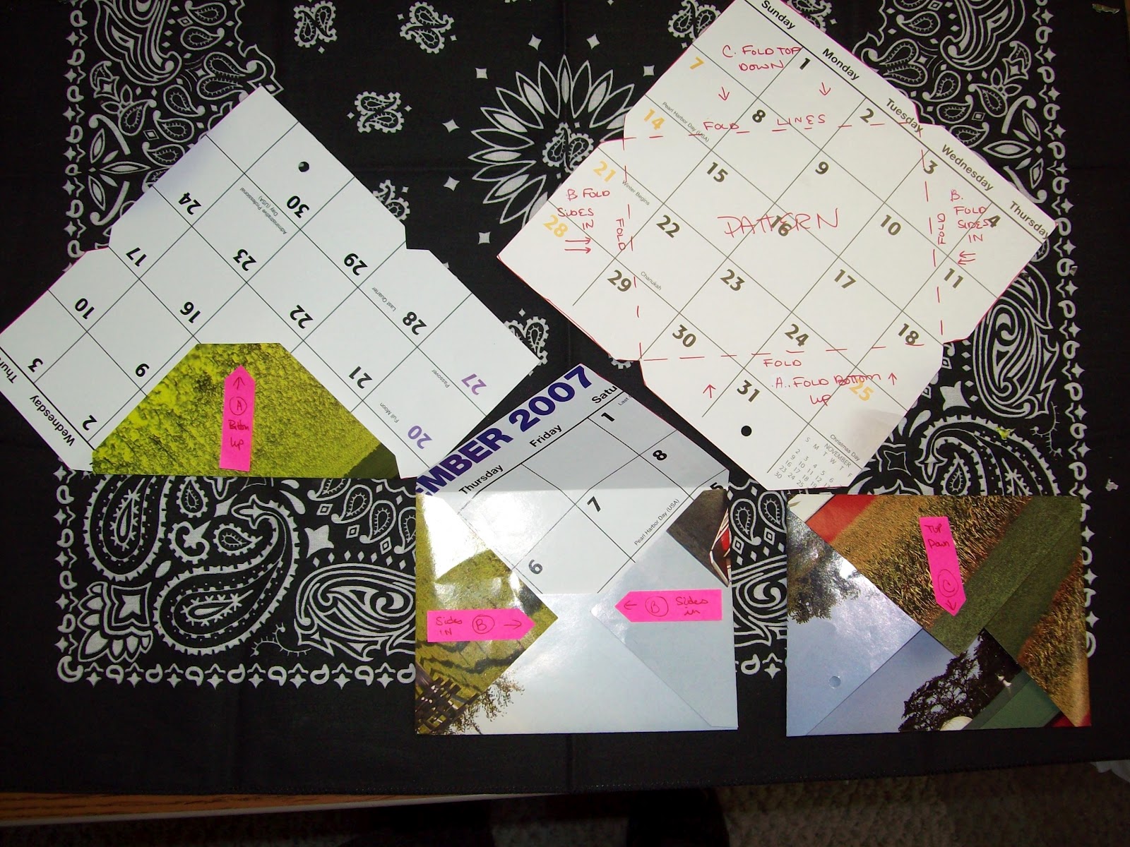 Carleta's Creations: Calendar Envelope Tutorial