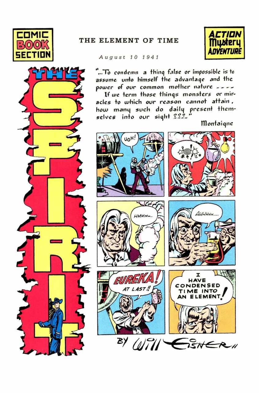 TALES FROM THE KRYPTONIAN: Making a splash : Will Eisner´s THE SPIRIT 2