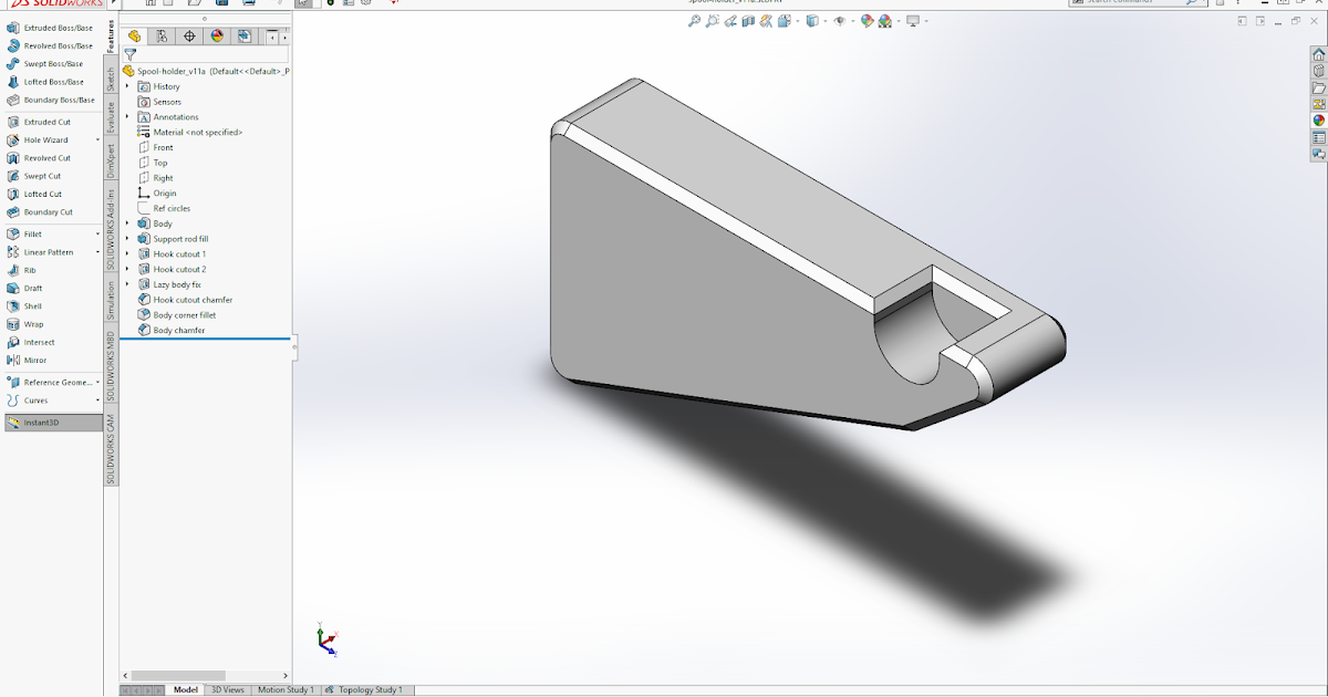 Solidworks Topology Optimization