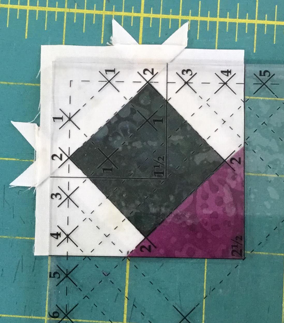 Quilting Affection Designs Graceful Points Qal Block 13