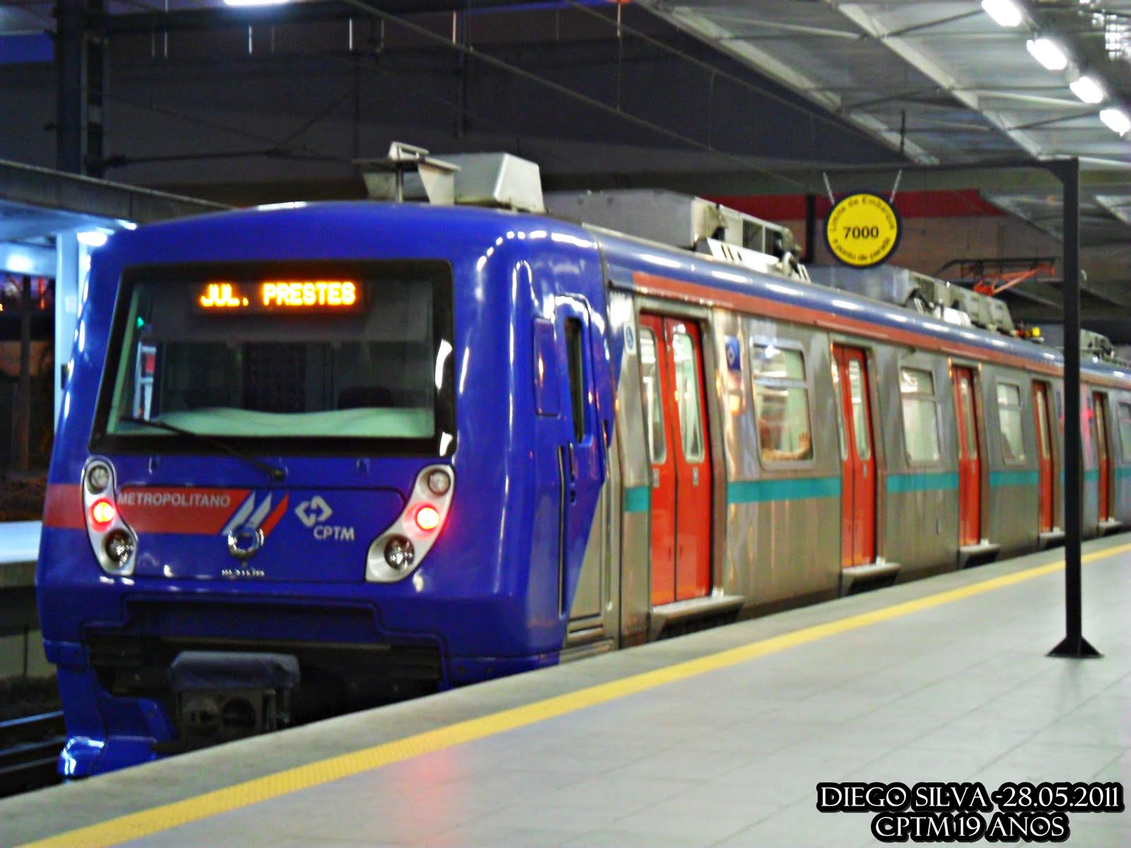 CPTM em Foco: Trem série 2070 circula na Linha 8-Diamante