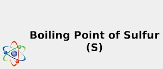 Boiling Point of Sulfur (S) [& Color, Uses, Discovery ... 2022