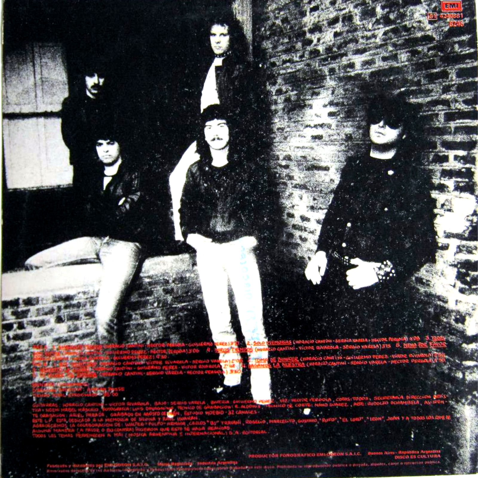 La mejor musica; la ochentosa!: BUNKER - ROCK ARGENTINA