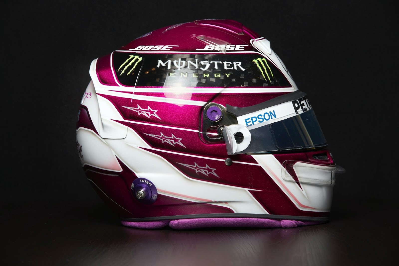 Racing Helmets Garage: Bell HP77 L.Hamilton Winter Test 2020