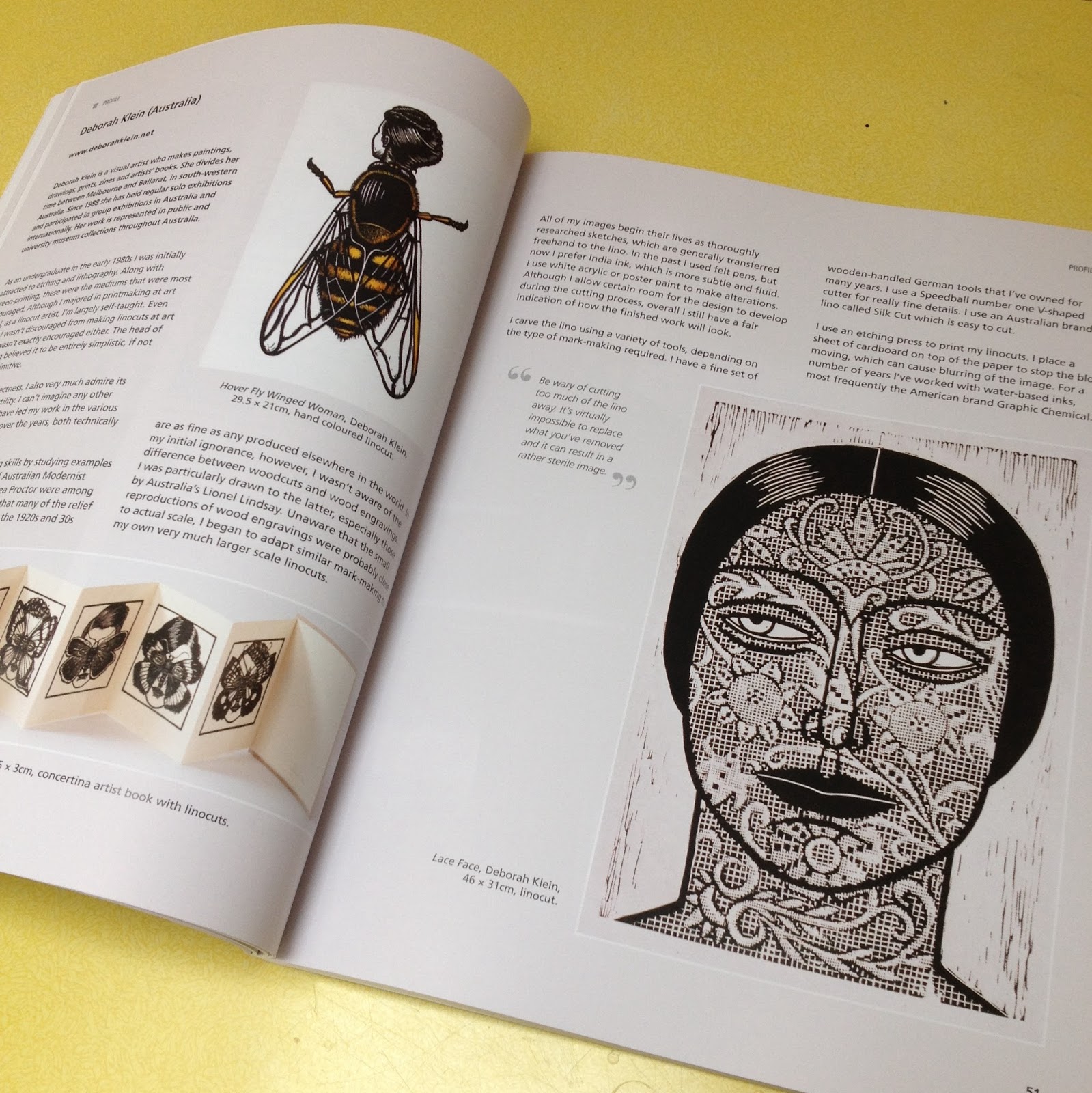 Deborah Klein's Art Blog: PREVIEW: Linocut for artists and designers by ...