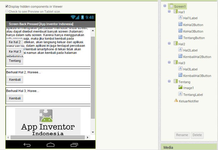 Membuat Virtual Screen Pada App Inventor (Tutorial App Inventor ...