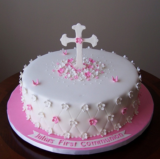 My pinterest Pins Blog: First Communion Cake
