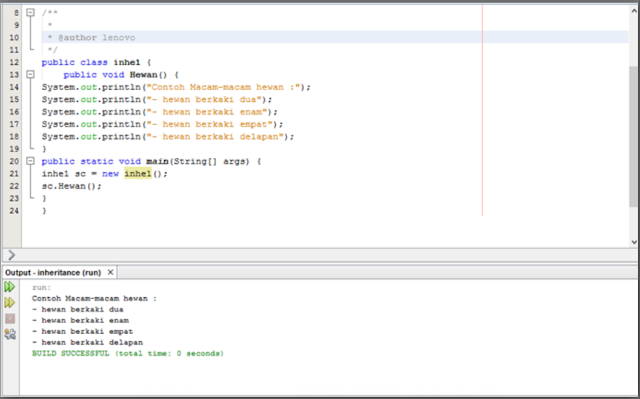 Menggunakan keyword super pada Java | "Siapapun Bisa Jadi Apapun"