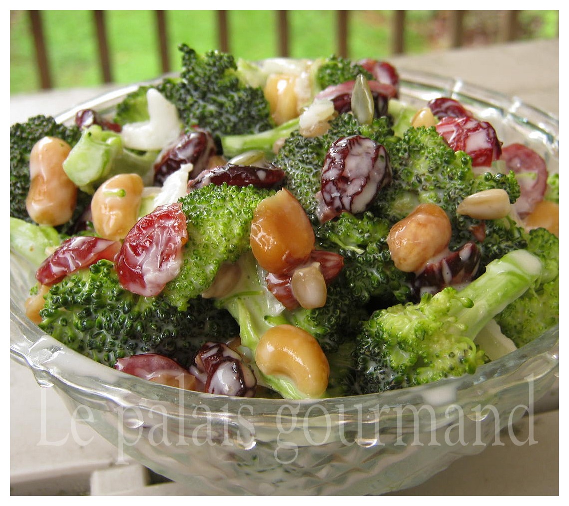 Le palais gourmand: Salade de brocoli