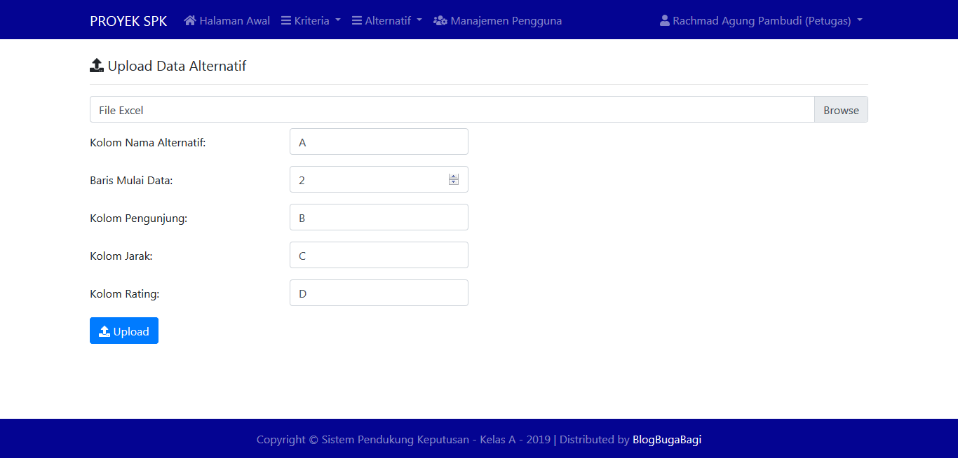 Source Code Php Spk Hybrid Metode Ahp Dan Saw Berbasis Web